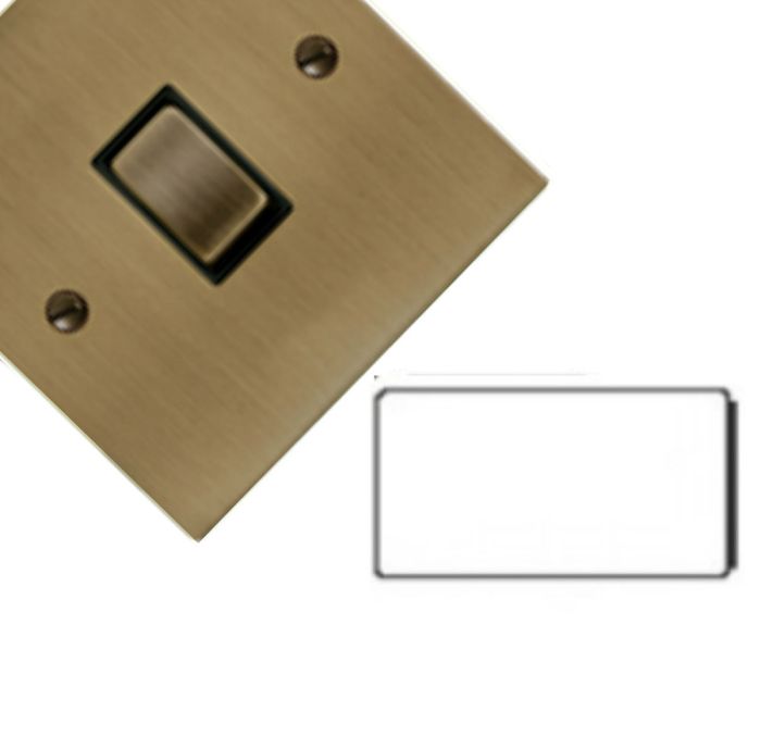 M.Marcus Heritage Brass - Elite Flat Plate - Double Blank Plate ...