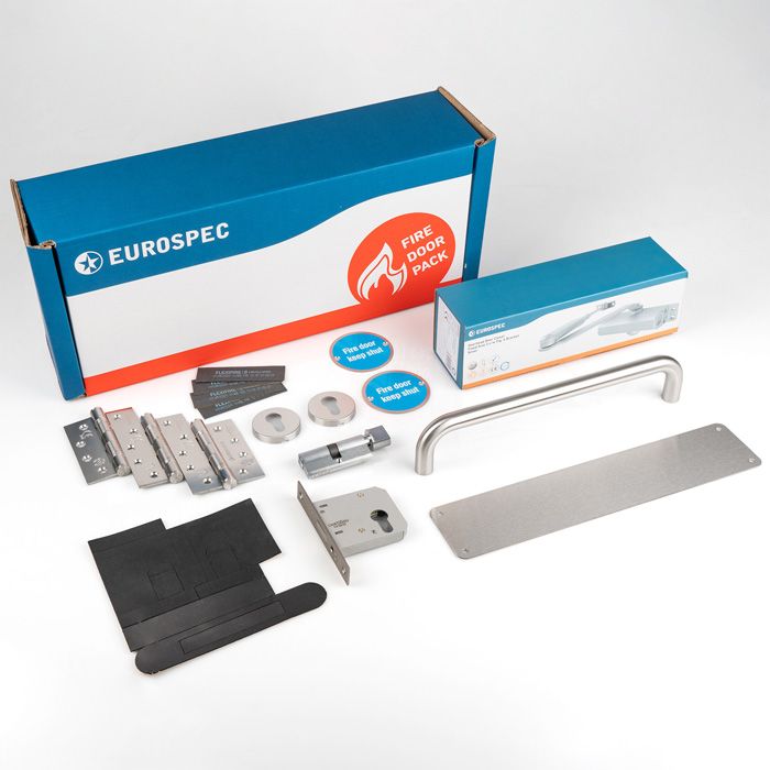 Eurospec Residential Fire Door Pack - Push/Pull Lockable